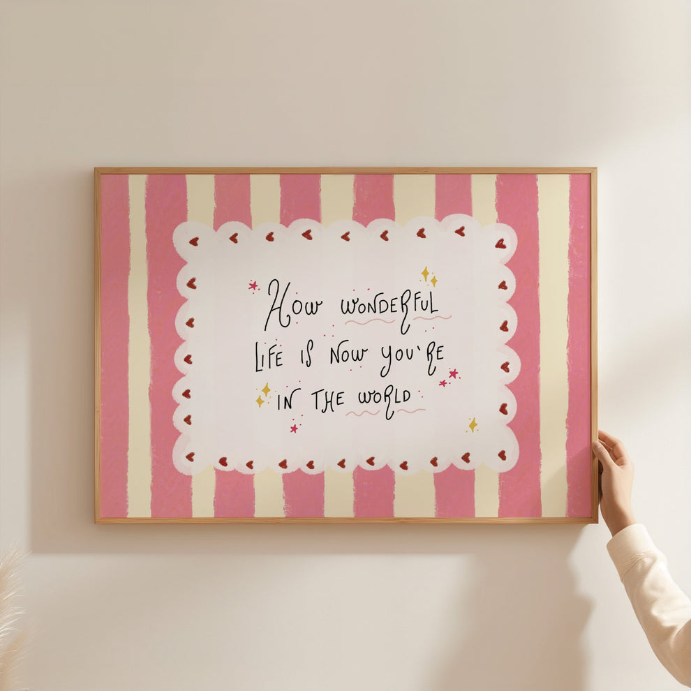 Whimsical Girl Quote – Wall Art Prints | Wallify